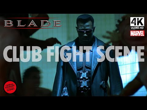 CS Scenes | Marvel's Blade (1998) | Club Fight Scene | 4K