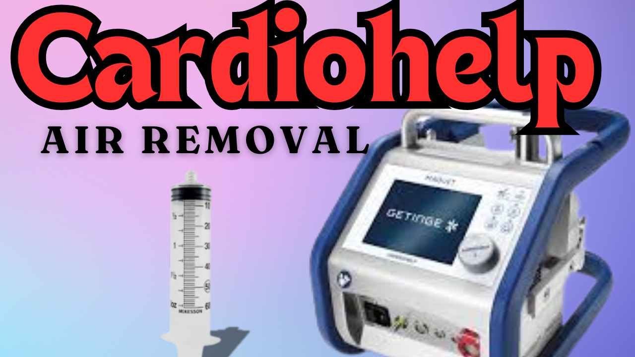 Cardiohelp Air Removal (Patient Reservoir) - YouTube