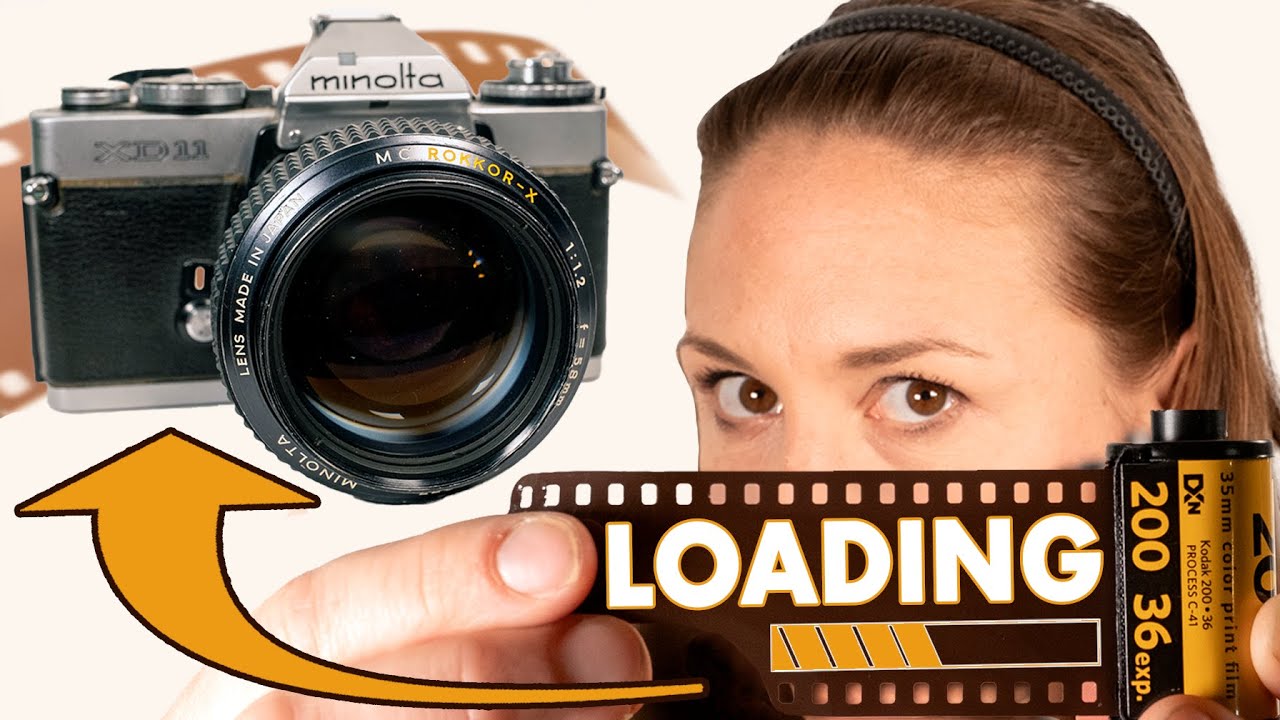 How to Load 35mm Film (the EASY WAY) - YouTube