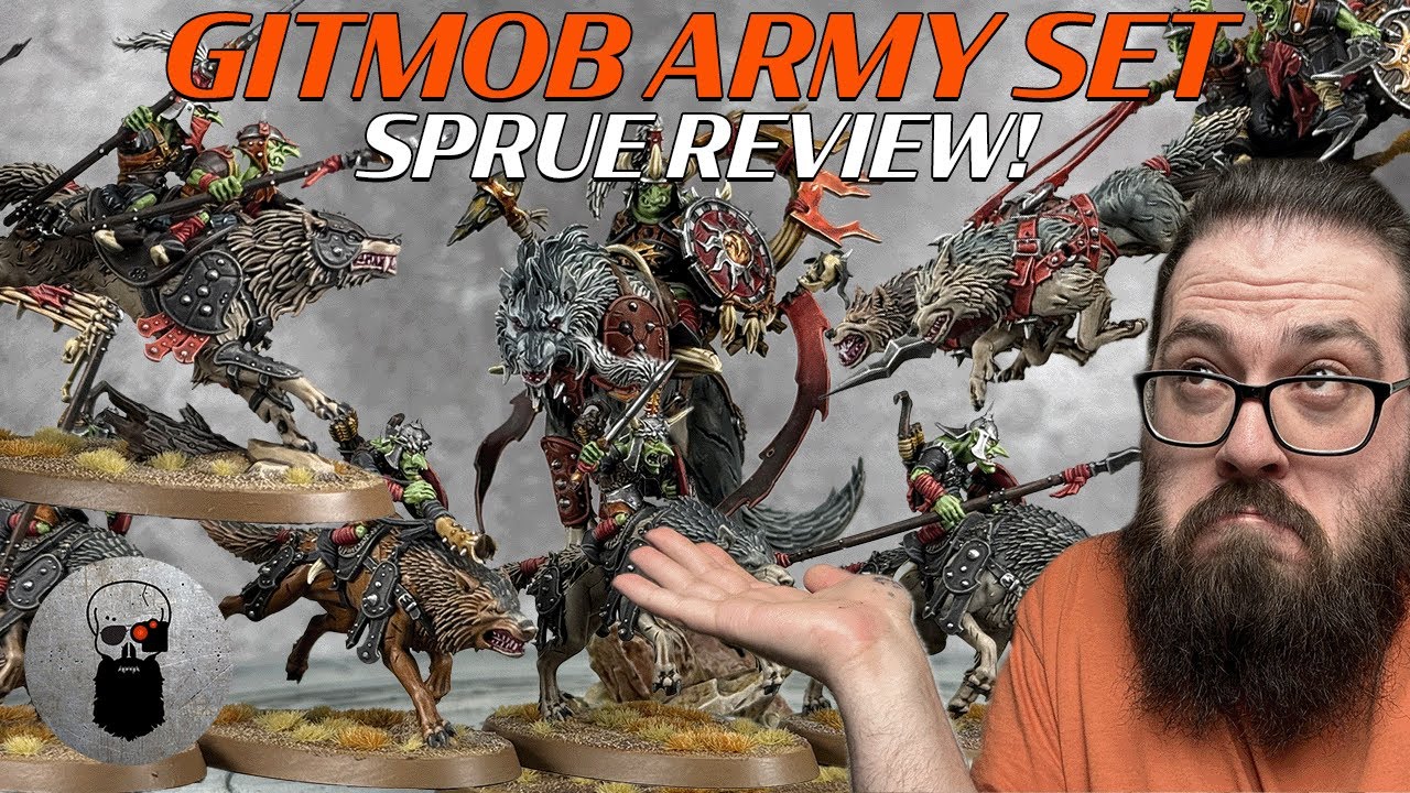 THE WOLVES! So Many Wolves! Gitmob Army Set Sprue Review! - YouTube