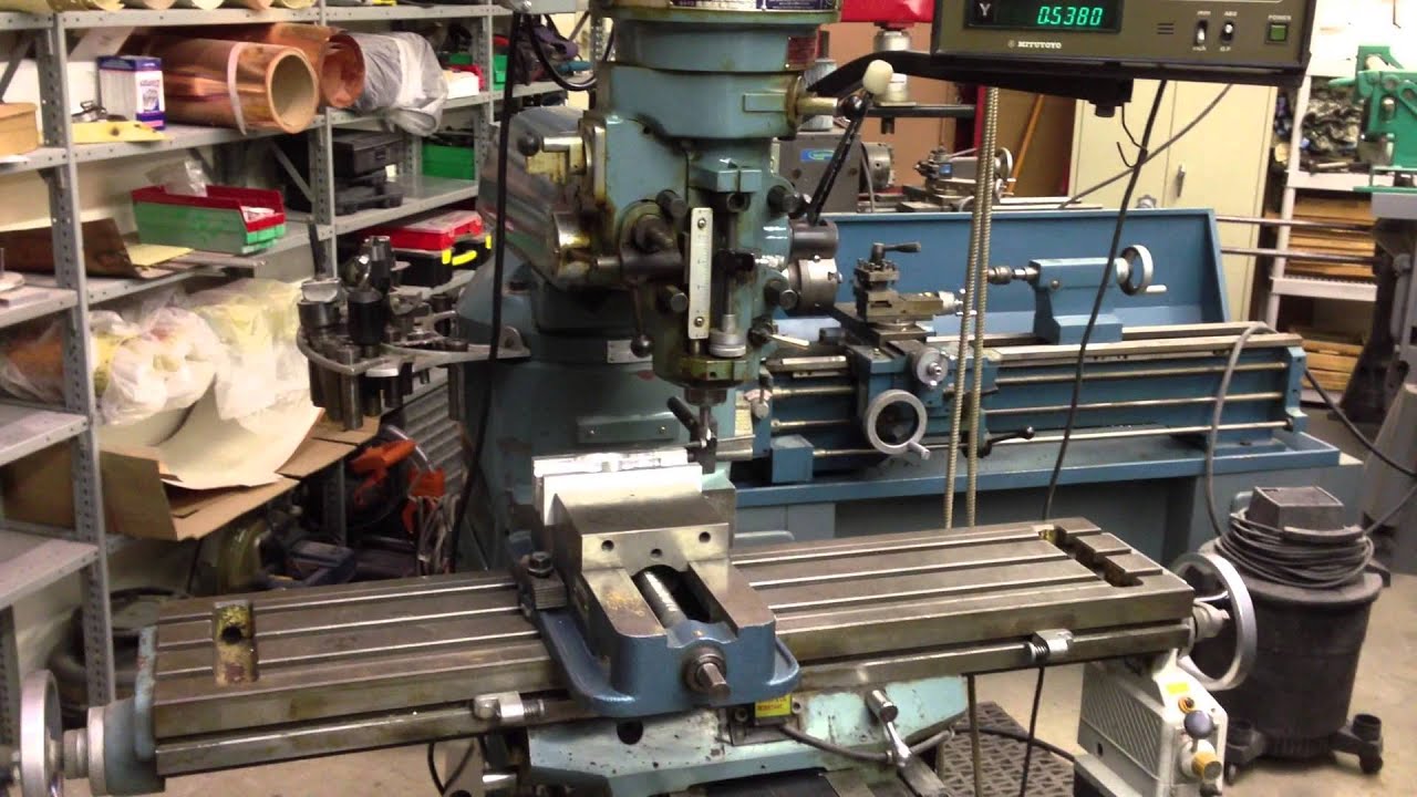 Pinnacle Enco PK-1-1/2 GRM Vertical Milling Machine - Used Mill - YouTube