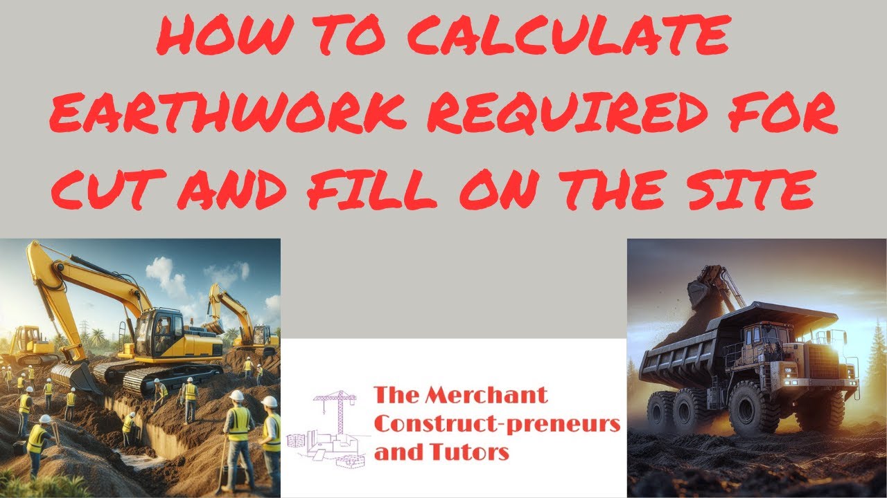 volume of earthworks for excavation - YouTube