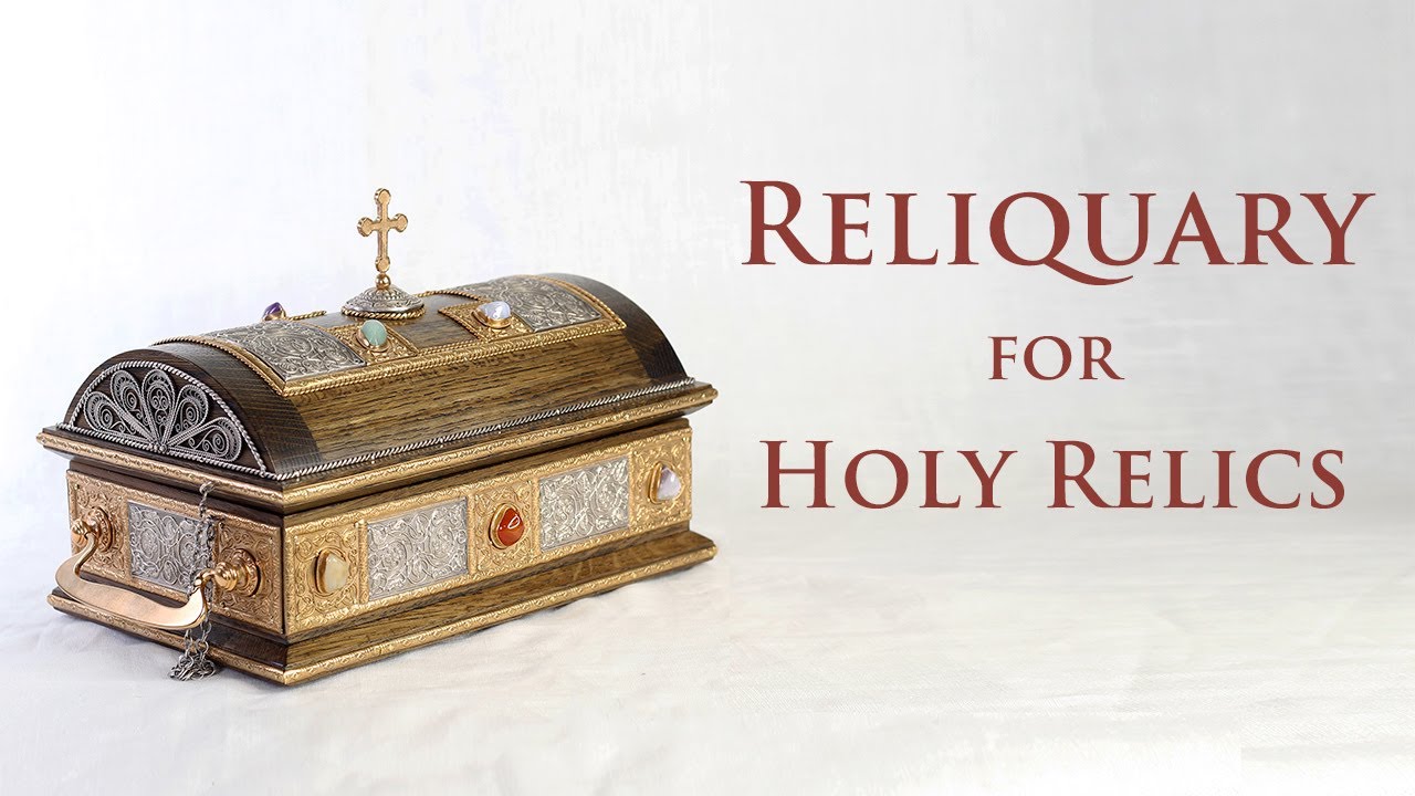 Gilded Reliquary for Holy Relics - YouTube