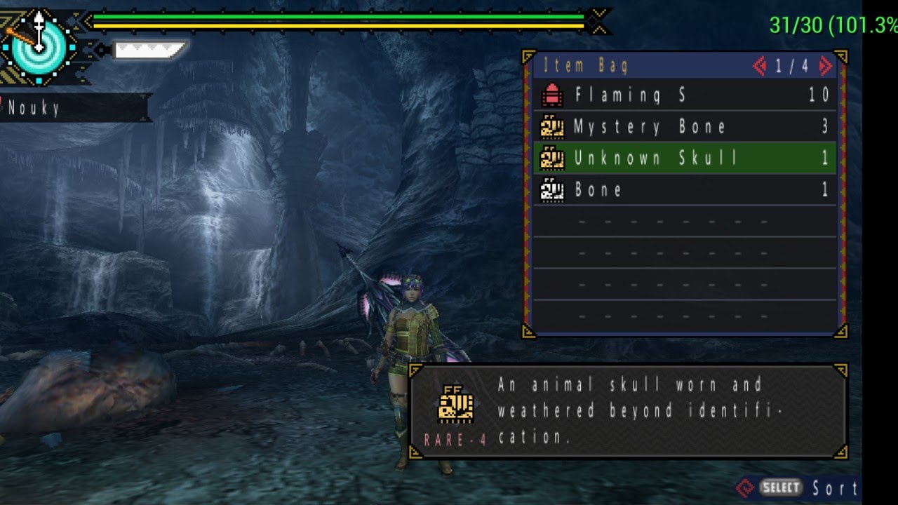 Monster Hunter portable 3rd how to get unknown Skull - YouTube