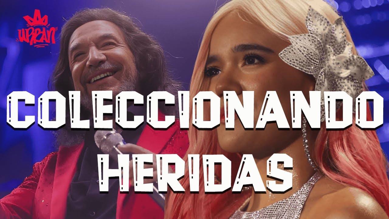 KAROL G, Marco Antonio Solís - Coleccionando Heridas (Letra) - YouTube