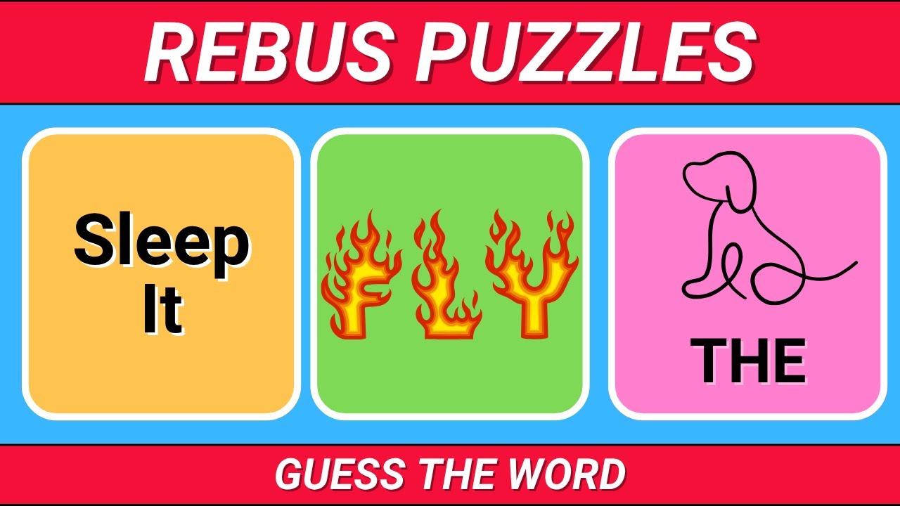Guess the Word! Fun Rebus Puzzle Challenge! - YouTube