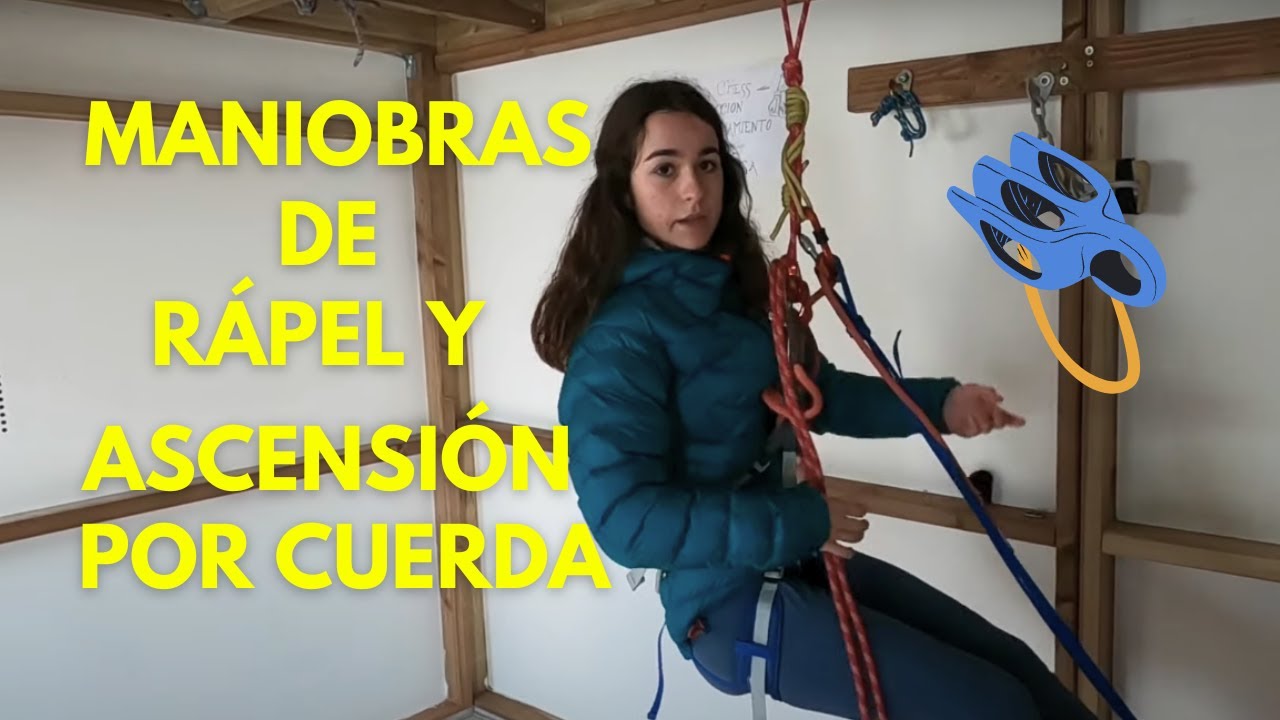 APRENDE a RAPELAR y ASCENDER por la CUERDA, CON EL NUDO MACHARD - YouTube