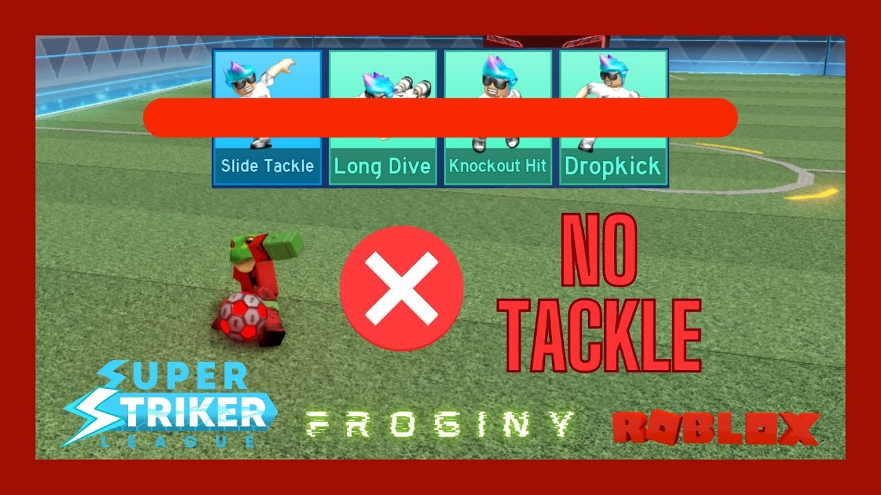 No Tackle Challenge! (Roblox Super Striker League) - YouTube