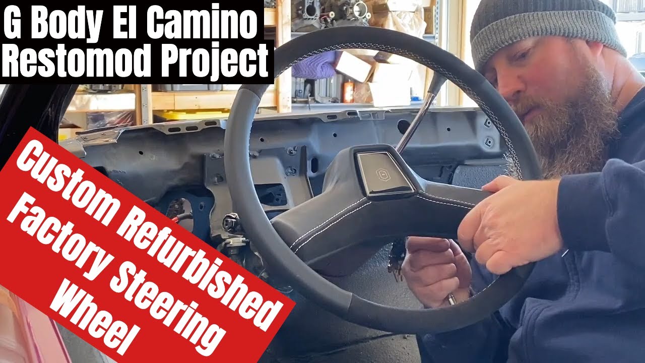 G Body El Camino Restomod: Custom Refurbished Factory Steering Wheel ...