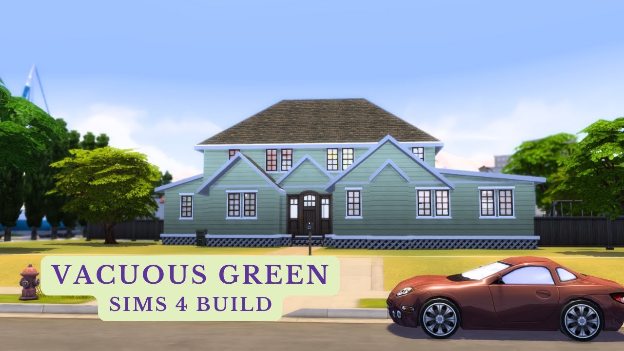 Vacuous Green | Del Sol Valley | Sims 4 Speed Build - YouTube