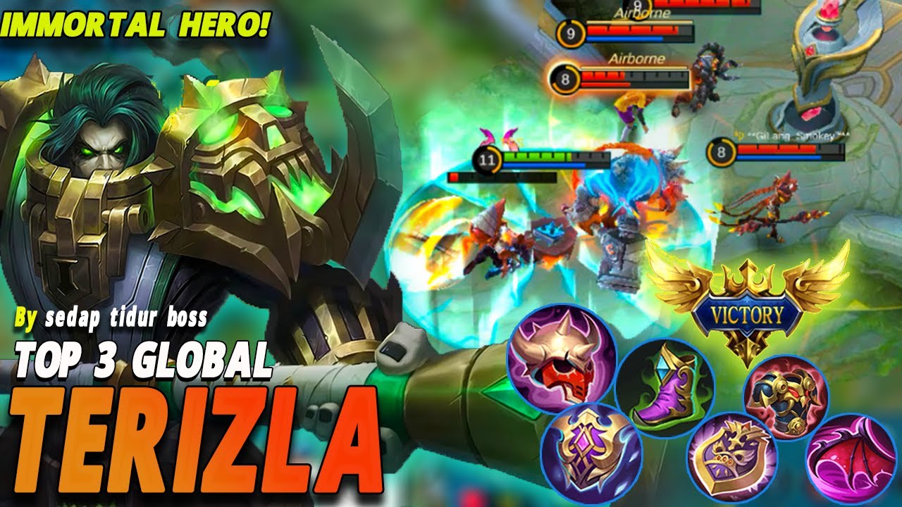 Terizla Best Build 2020 | Top 3 Global Terizla Gameplay 2020 ( Mobile ...