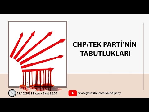 CHP/TEK PARTİ'NİN TABUTLUKLARI