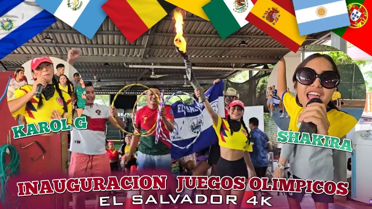 INAUGURACIÓN DE LAS OLIMPIADAS 4K. Con dos artistas internacionales ...