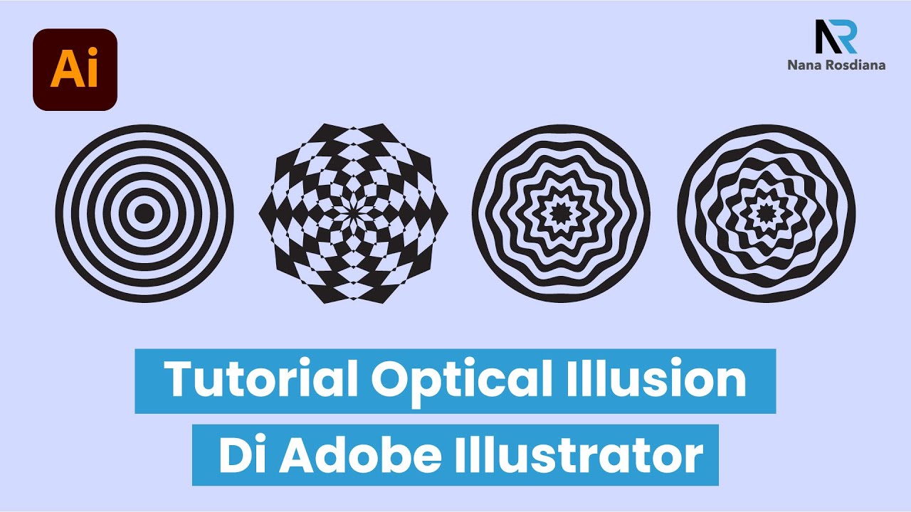 Tutorial Optical Illusion Di Adobe Illustrator - YouTube