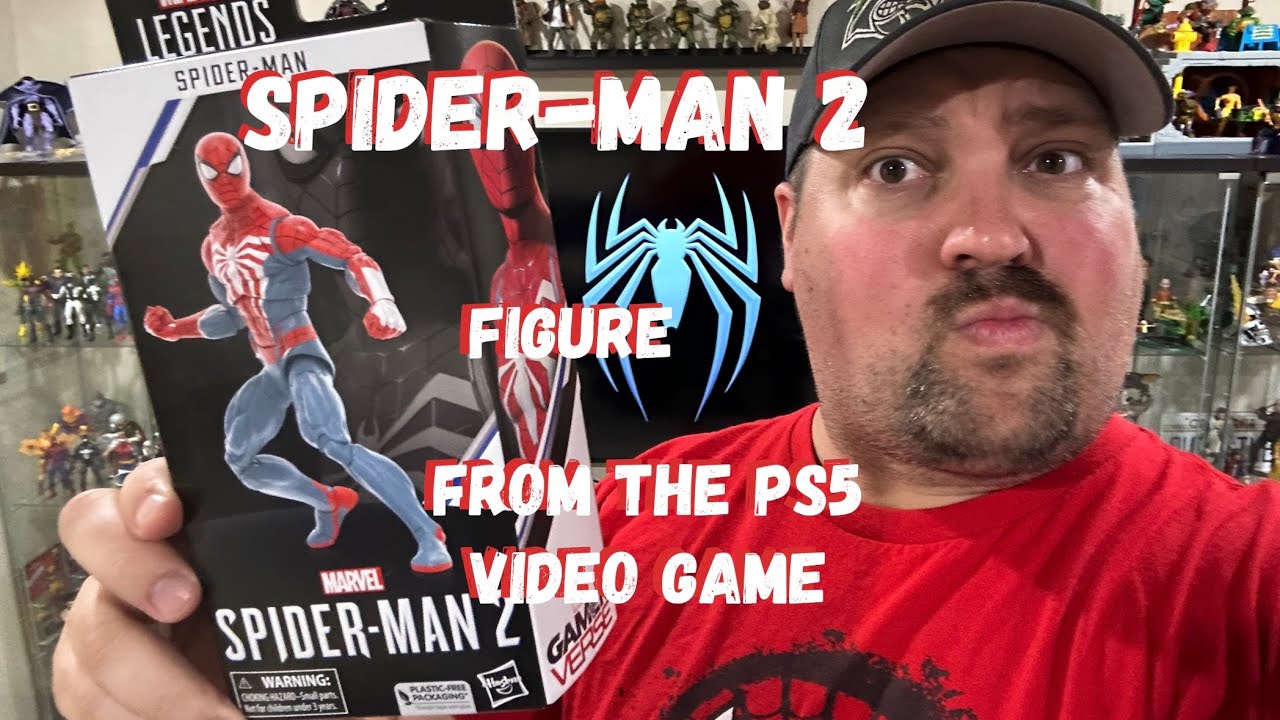 Spider-Man 2 figure from the PS5 video game by Hasbro’s Marvel Legends ...