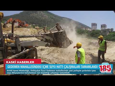 GEDEMEN MAHALLESİNDEKİ İÇMESUYU HATTI ÇALIŞMALARI TAMAMLANDI