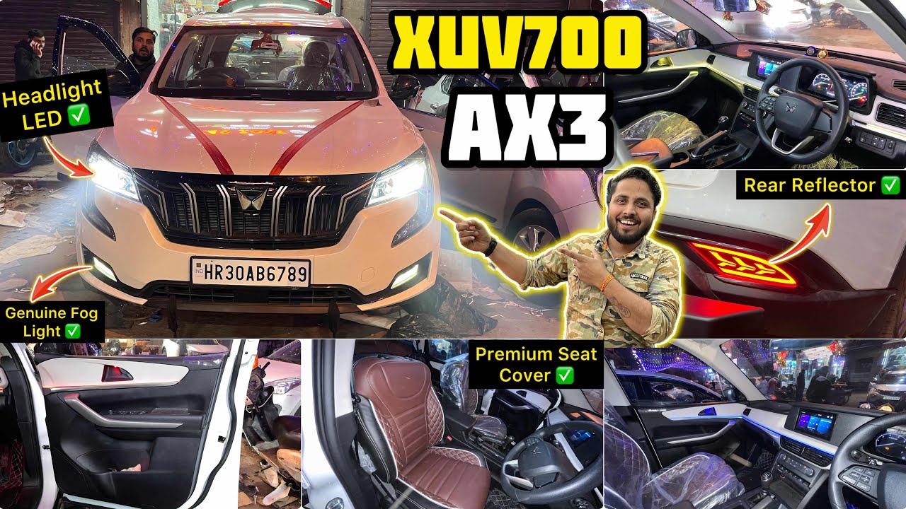 2024 Xuv700 AX3 Model Modification Mahindra Xuv700 AX3 Modified - YouTube