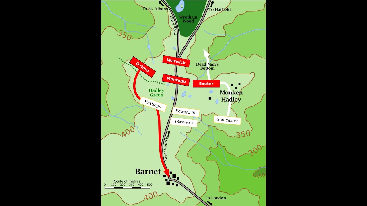 Battle of Barnet - 14 April 1471 - YouTube