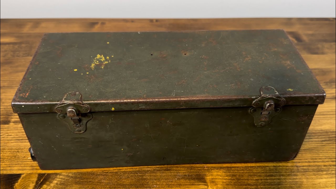 WW2 American SCR 625-C Mine Detector Electrical Box Battle Of The Bulge ...