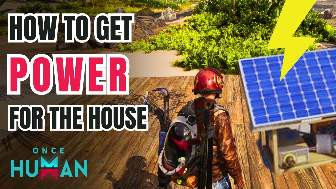 How To Get Electricity In Once Human Using Solar Generators ⚡ - YouTube