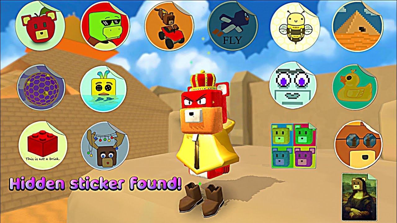 All Hidden Stickers Location | Super Bear Adventure Gameplay ...