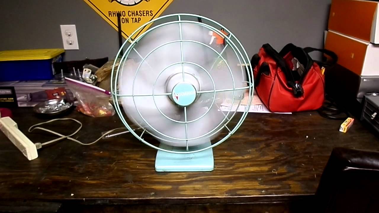 1960's Dominion 12'' Table Fan Model 2017 - YouTube