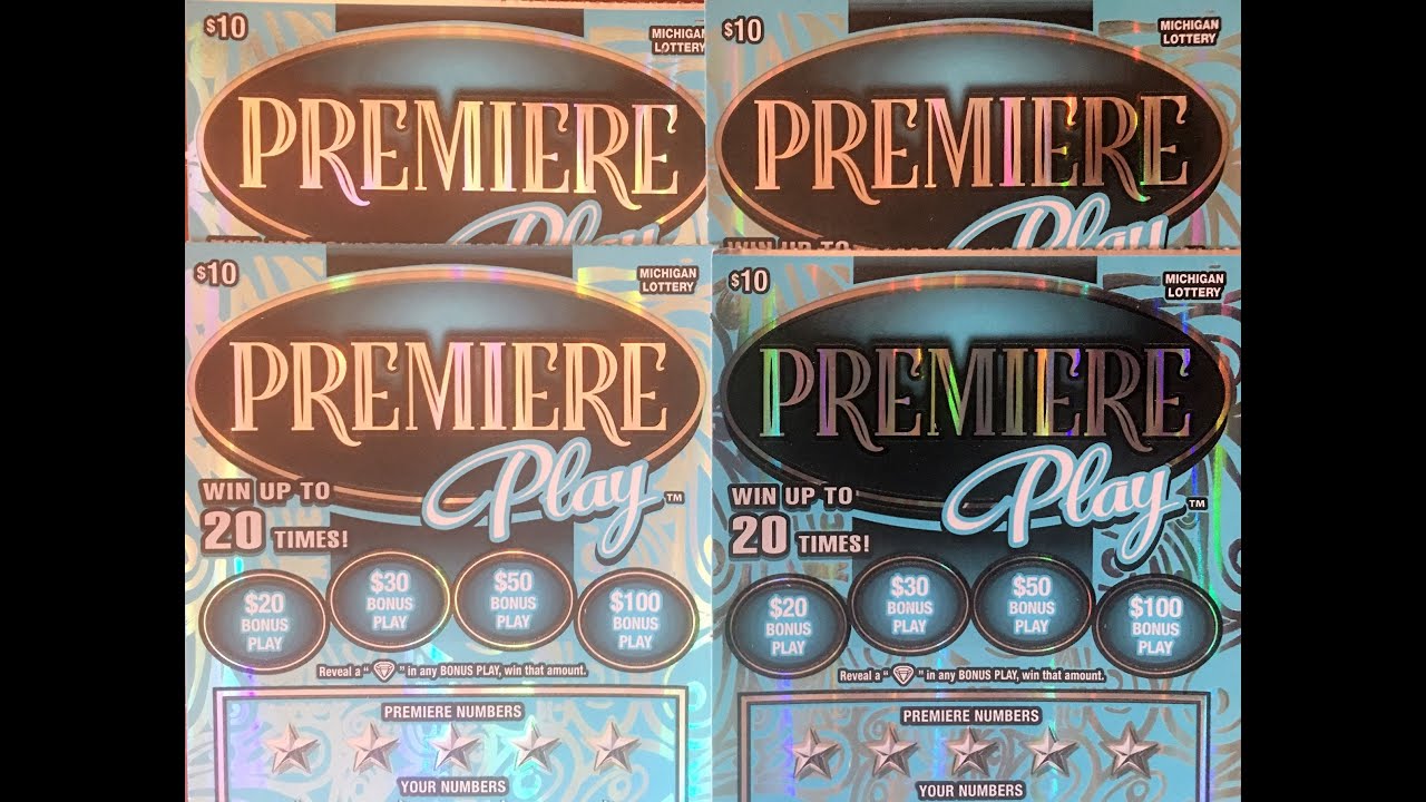 Premiere Play! Michigan Lottery Instant ticket - YouTube
