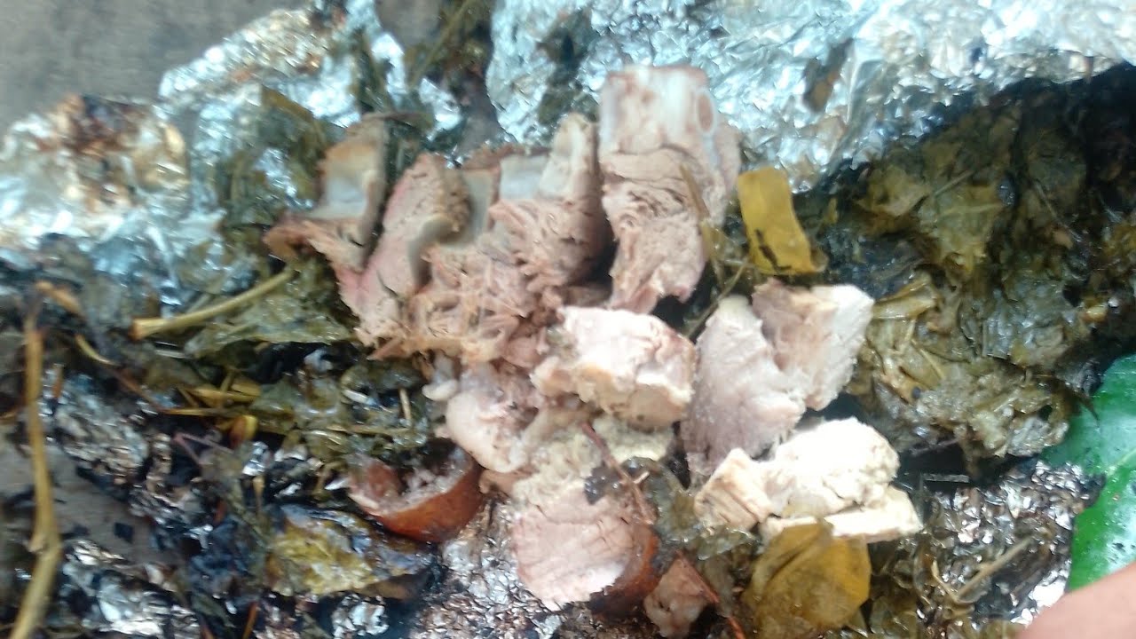 Traditional Cooking Style|| Simbu Province|| Pig Mumu|| #png #cooking # ...