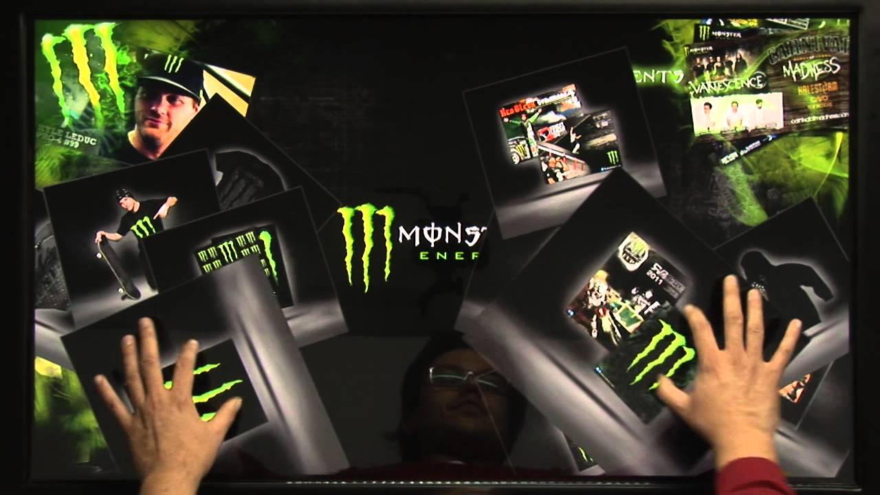 SensyTouch Monster multi-touch application - YouTube