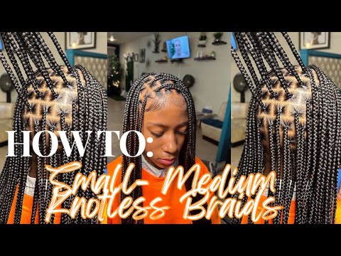 HOW TO: Dip knotless braid in hot water|Finishing Knotless Braids ...