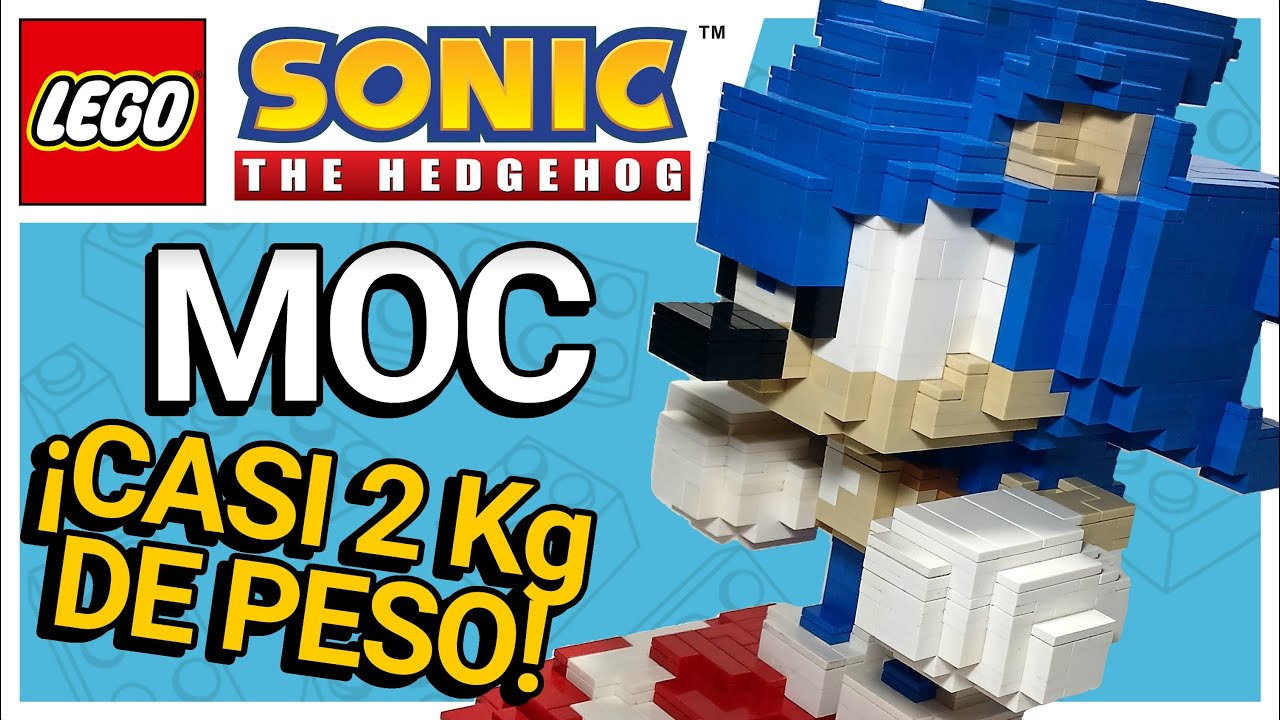 Figura de Sonic Lego en 3D #lego #sonic #moc - YouTube