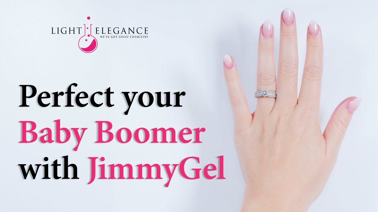 Baby Boomer Nail Tutorial Using JimmyGel Builder Gel in a Bottle ...