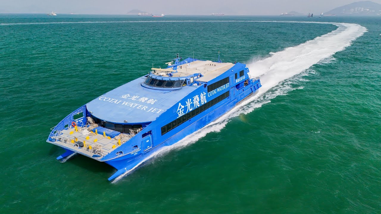 Cotaijet Austal 47.5m High Speed Ferry M.V. "The Parisian 巴黎人" sea ...