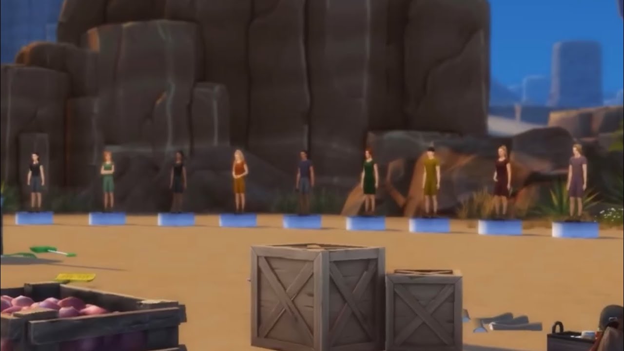 The 45th Sims 4 Hunger Games Death Order - YouTube