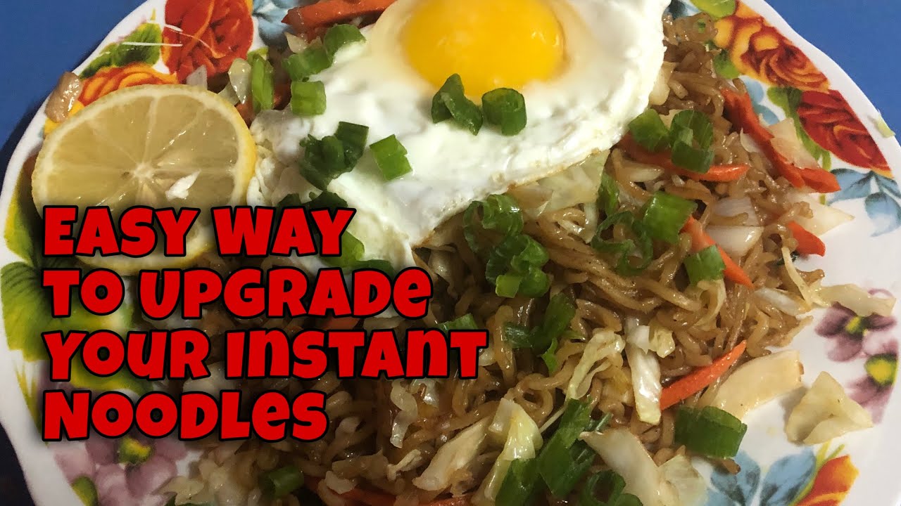 Easy Way How to Upgrade Your Instant Noodles - YouTube