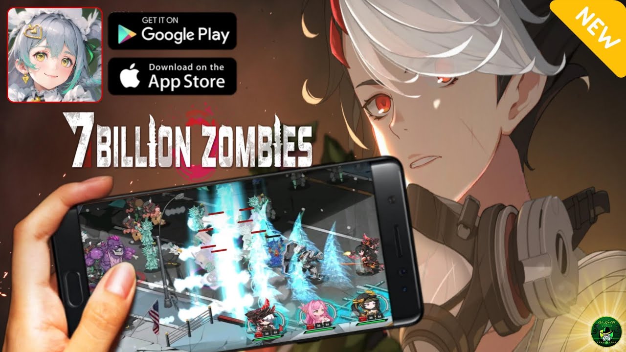 7 Billion Zombies - Survival Gameplay 🎮 Tutorial New Stylish AFK idle ...
