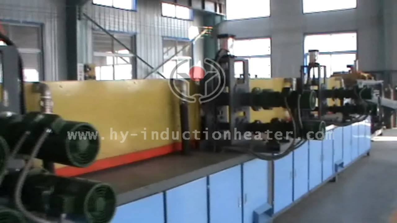 Induction heating bars for forging - YouTube