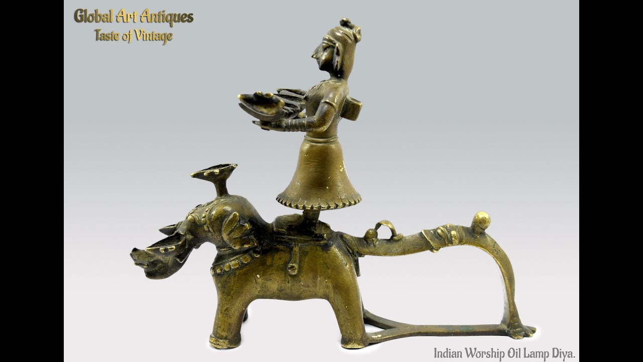 ***SOLD*** 18c Antique Rare Hand Crafted Brass Museum Piece Indian ...