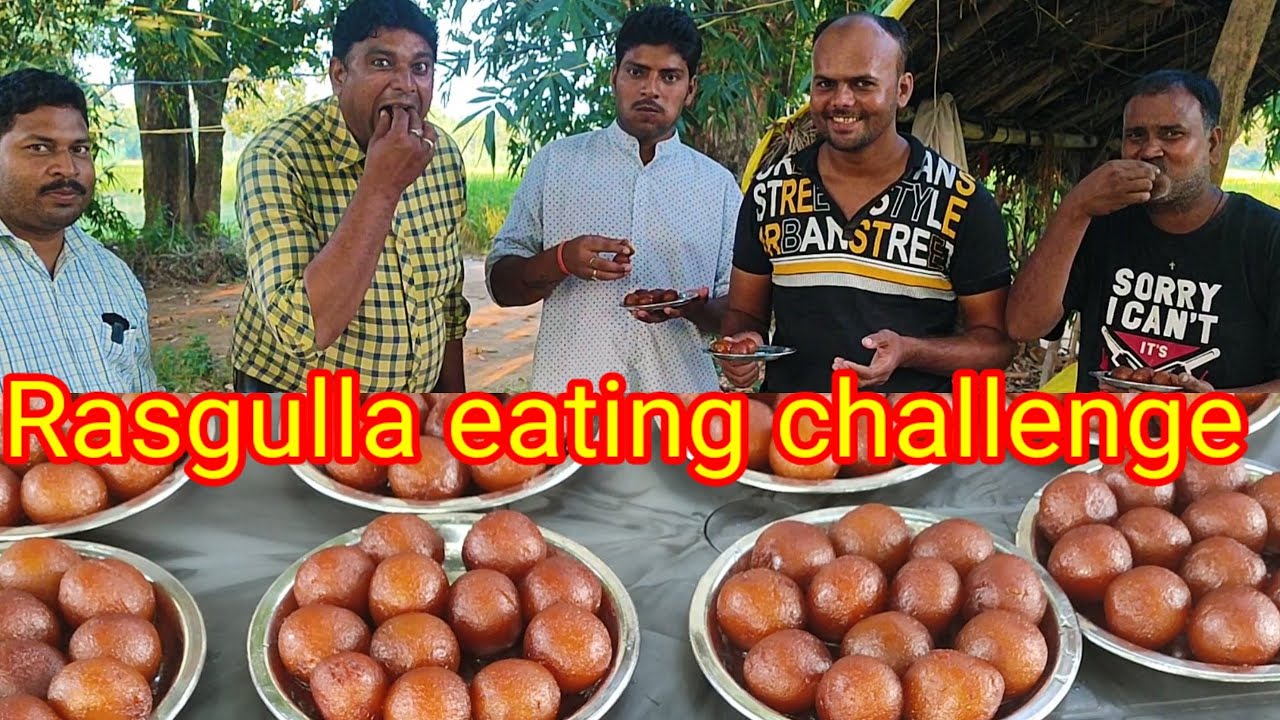 1 मिनट में 28 रसगुल्ले खाओ ₹1100 ले जाओ ।🤑😱 unlimited Rasgulla eating ...