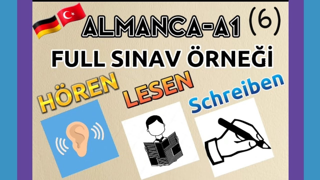 Almanca A1 Sınavı full. Deutsch a1 prüfung voll #almancaöğren # ...