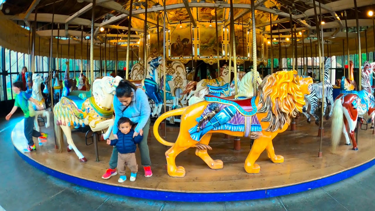 Golden Gate Park Carousel | Rayshaan on Merry Go Round | San Francisco ...
