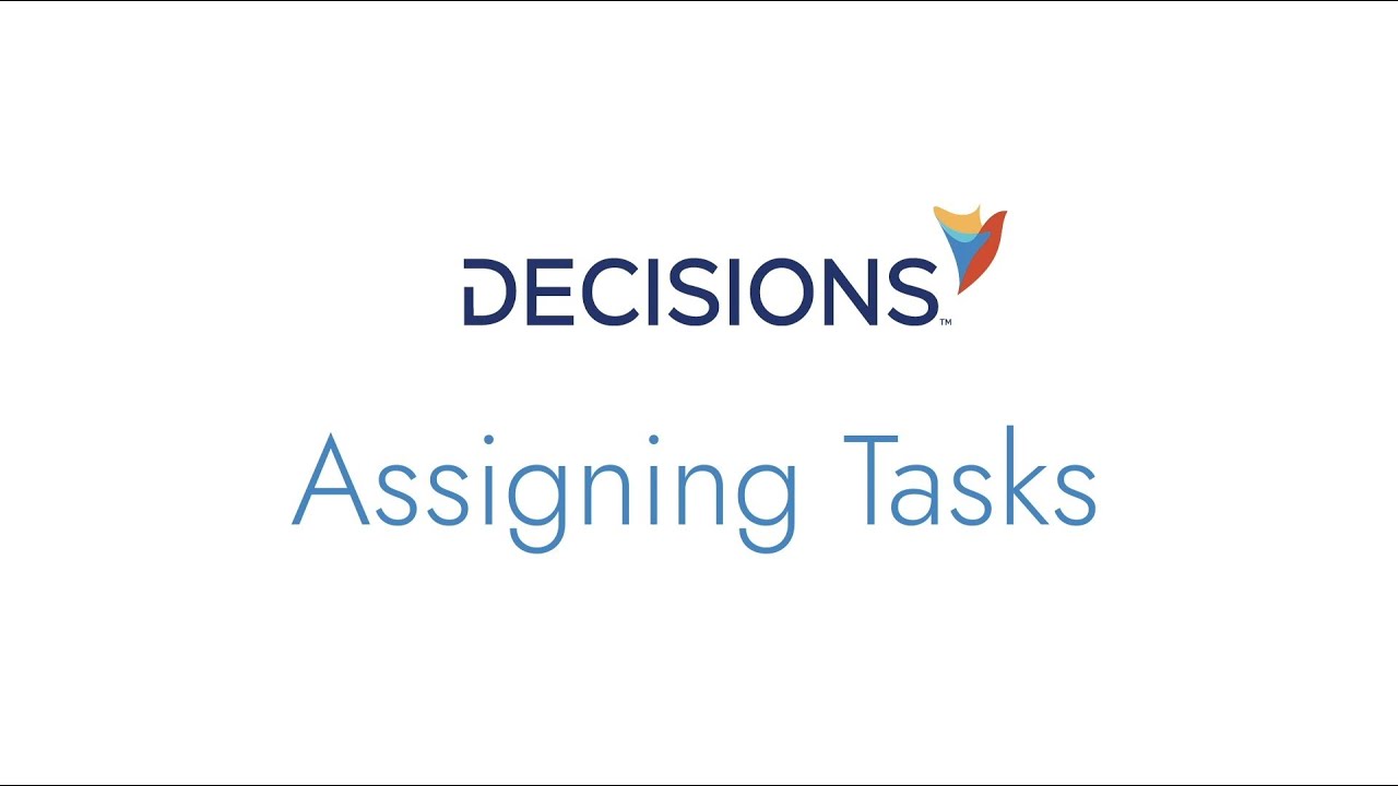 Assigning Tasks - YouTube