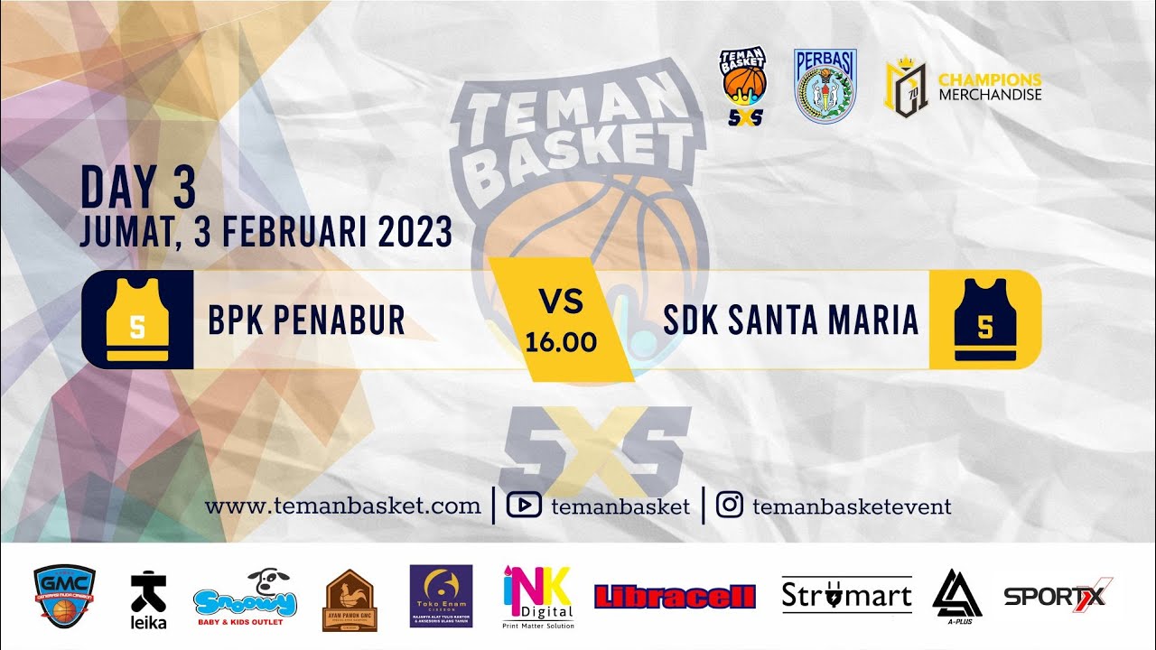 SD BPK PENABUR VS SD SANTA MARIA - YouTube