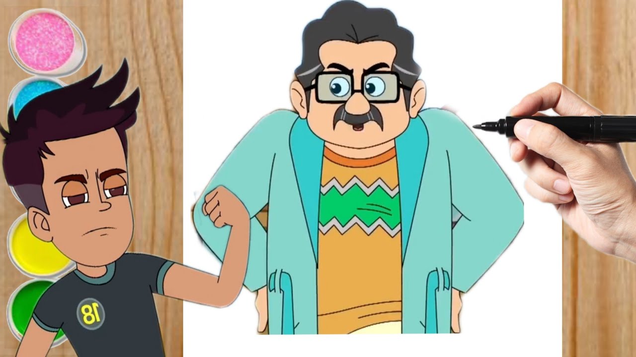 How To Draw Chikoo Aur Bunty Bimbor uncial | চিকু বান্টি | কাটুন ছবি ...