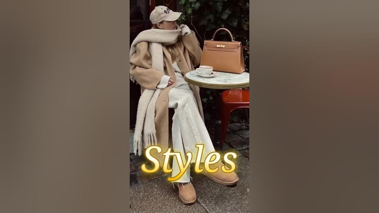세련미 넘치는 머플러 코디🎄🤍 Style мода Fashionfilm 실버패션 중년패션 50대패션 Youtube