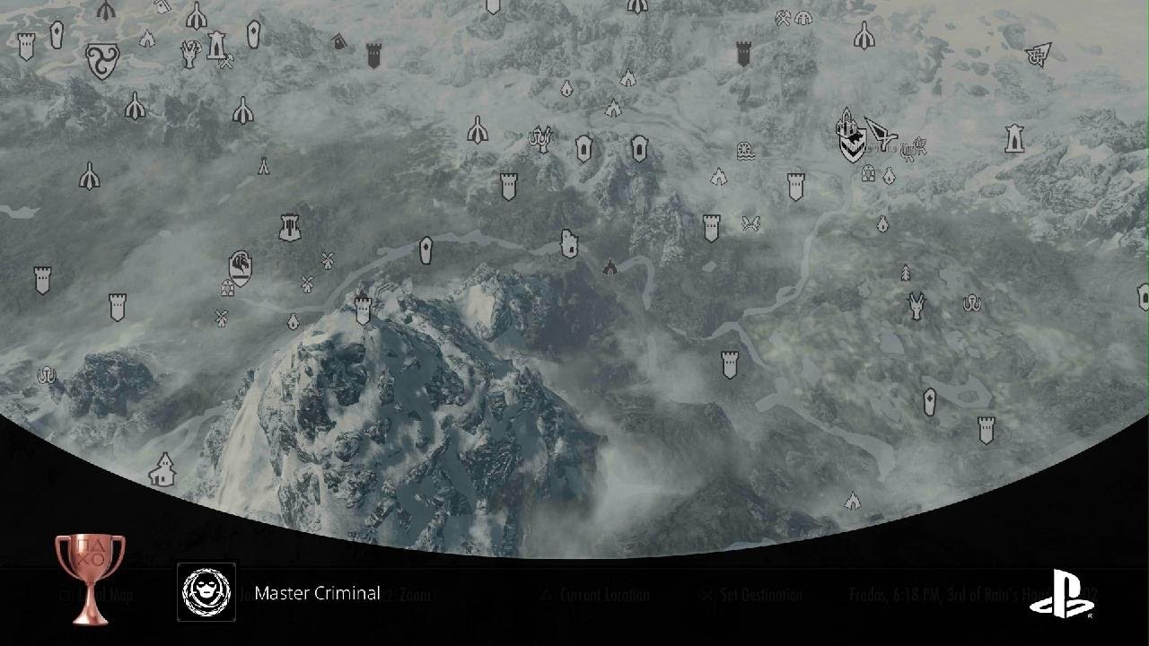 The Elder Scrolls V: Skyrim Bounty Of 1000 Gold In All Nine Holds - YouTube