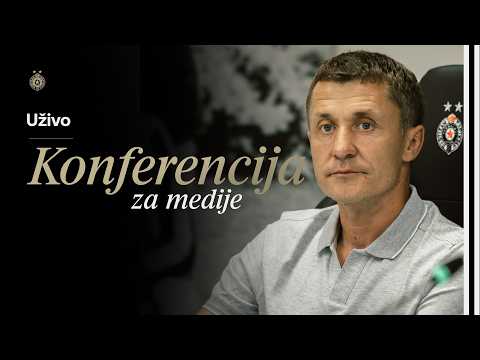 Konferencija za medije nakon meča FK Partizan - FC Tobol