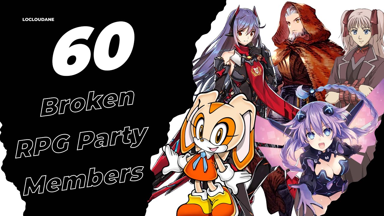 60 Broken RPG Party Members - YouTube