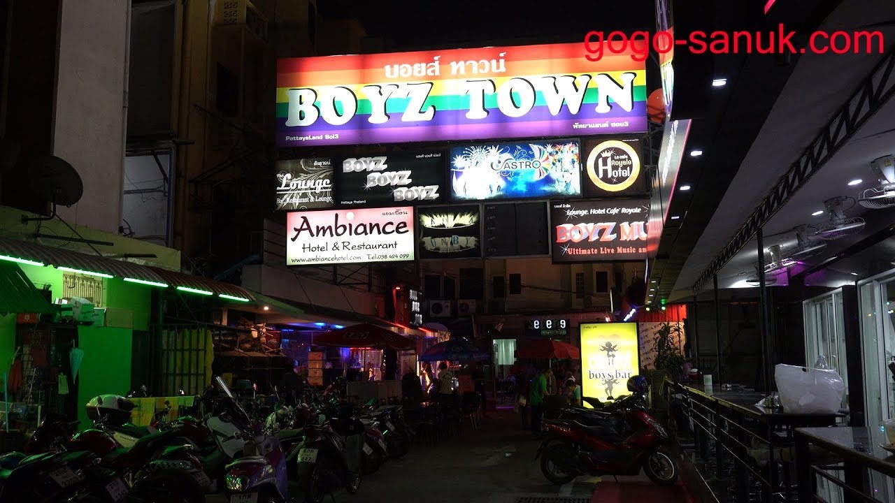 Beach road Soi13/3 and Soi13/4 - Pattaya Night scene January 2019 - YouTube
