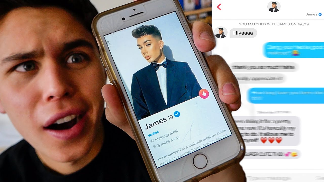 James Charles Messaged Me on Tinder! - YouTube